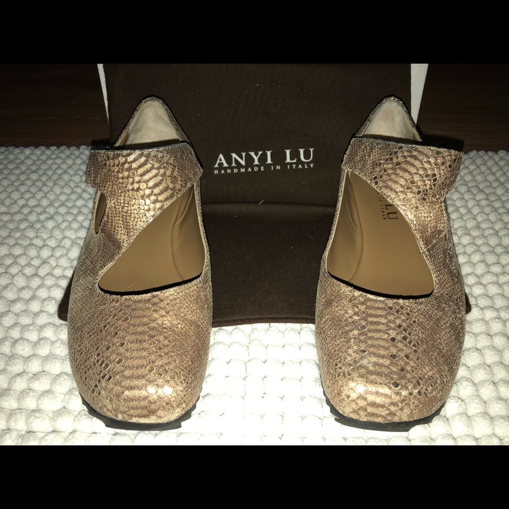 Bronze Anyi Lu Slip On Shoes (Made In Italy) - Gem